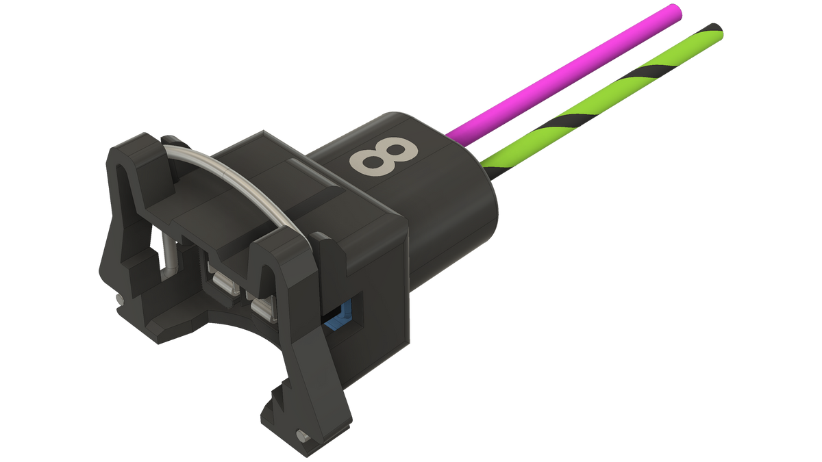 Fuel Injector Pigtail EV1 Cylinder 8 for CORE ECU – EFI Conversions