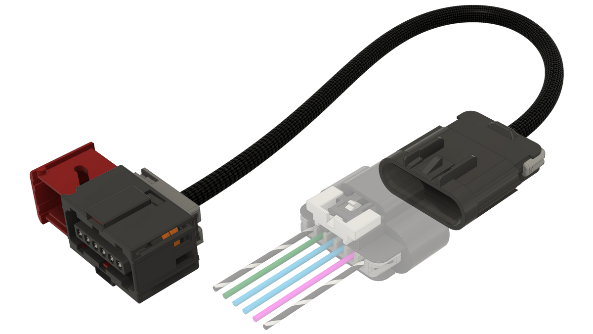 Accelerator Pedal Position (APP) Sensor Adapter Harness - CORE ECU to ...