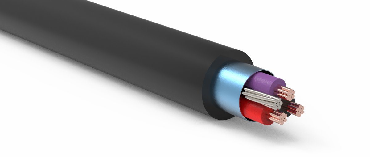 Shielded Four Conductor Multi Cable (Three 20 AWG TXL + 20 AWG Drain ...