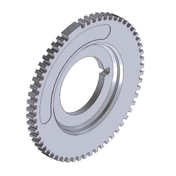 EFI 58x Crankshaft Reluctor for BBC Single Roller Timing Set 4.000 in ...