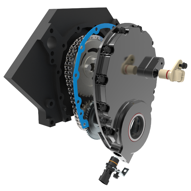 Small Block Chevy 58x 1x Crank Cam Signal Kit CMP Timing Cover Double ...