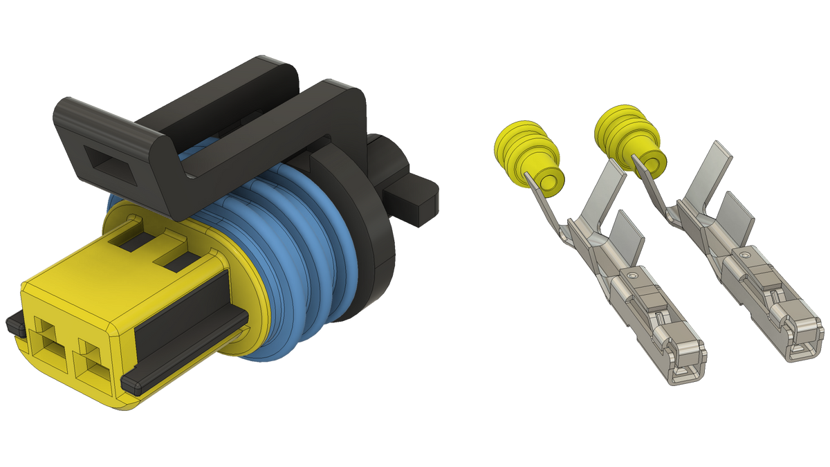 Engine Coolant Temperature (ECT) Sensor Connector Kit (3) – EFI Conversions