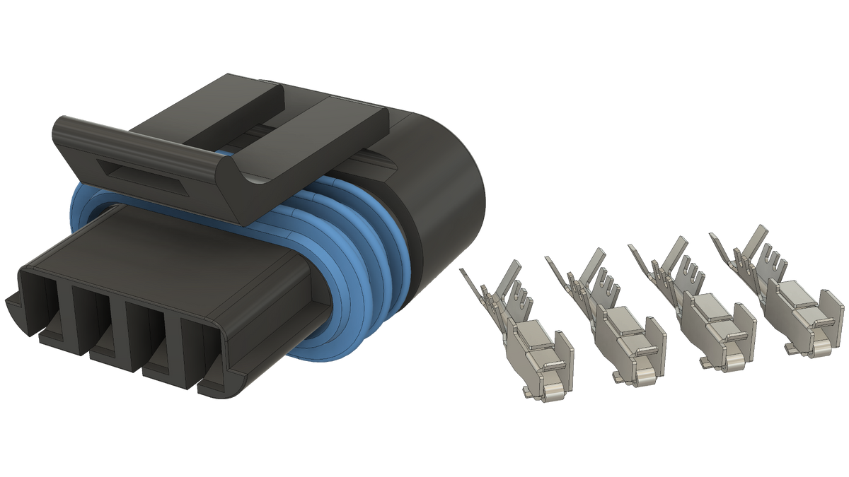 Idle Air Control (IAC) Valve Connector Kit (1) – EFI Conversions