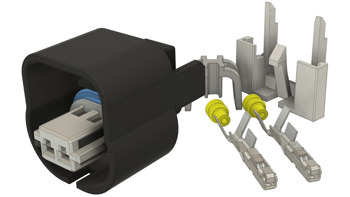 Intake Air Temperature (IAT) Sensor Connector Kit (3) – EFI Conversions