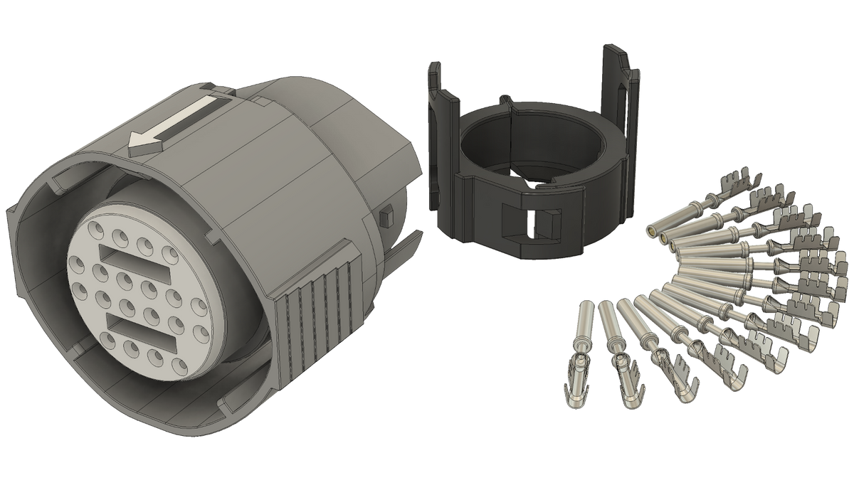 Transmission Connector Kit (1) 4L60E 4L65E – EFI Conversions