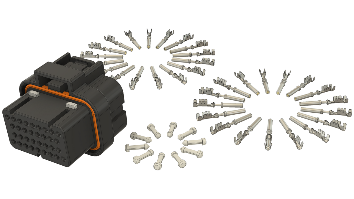 Engine Control Unit (ECU) Connector Kit for Holley J1A (P1A) - Alterna ...