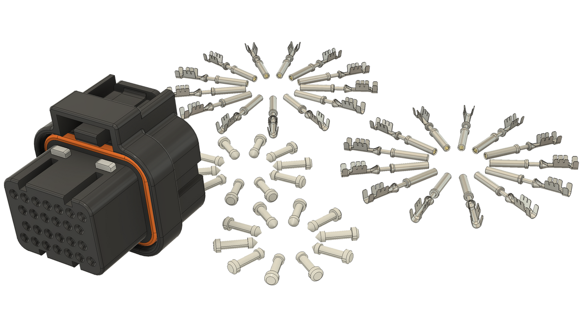 Engine Control Unit (ECU) Connector Kit for Holley J3 (P3) - Alternati ...