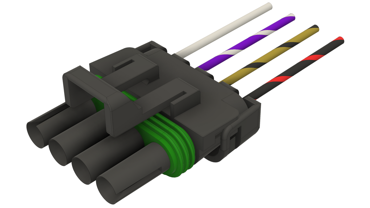 Ignition Control Module (ICM) Large Cap HEI Distributor Pigtail for GM ...