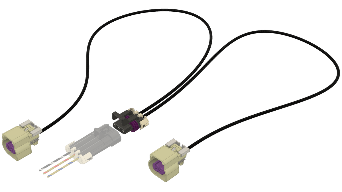 Knock Sensor (KS) Adapter Harness - Holley Main Universal Harness 558 ...